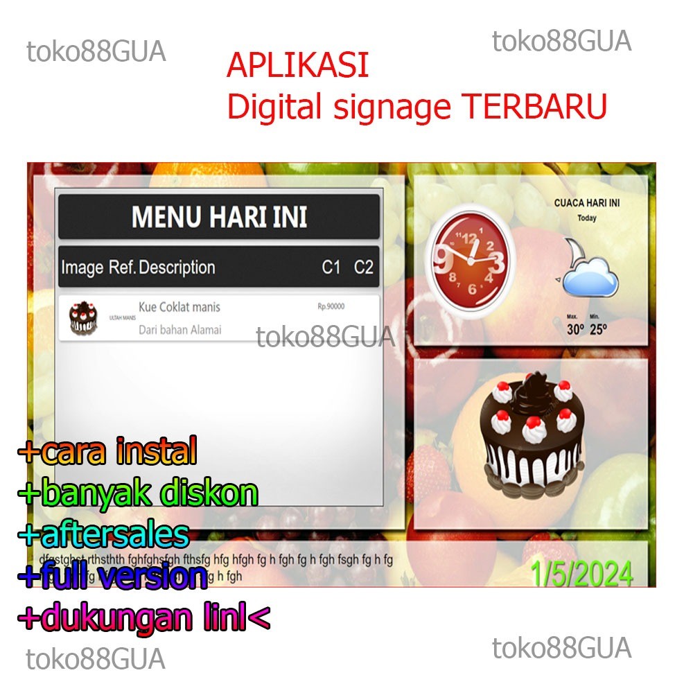 Jual Software Aplikasi DISPLAY IKLAN TOKO ( digital signage ) | Shopee ...