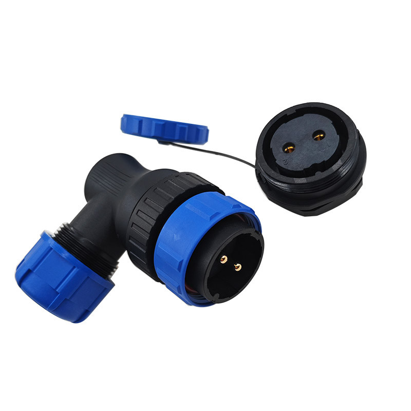 Jual New SP28 waterproof IP68 cable connector 2 pin 3/4/5/6/7/8/9/10/12 ...