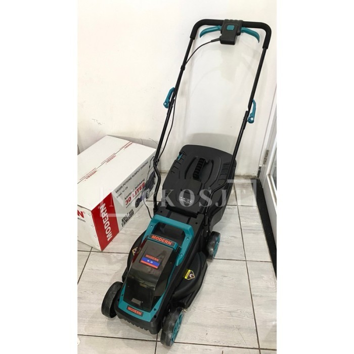 Jual Mesin Potong Rumput Dorong Baterai Cordless 20v Roda Lawn Mower ...