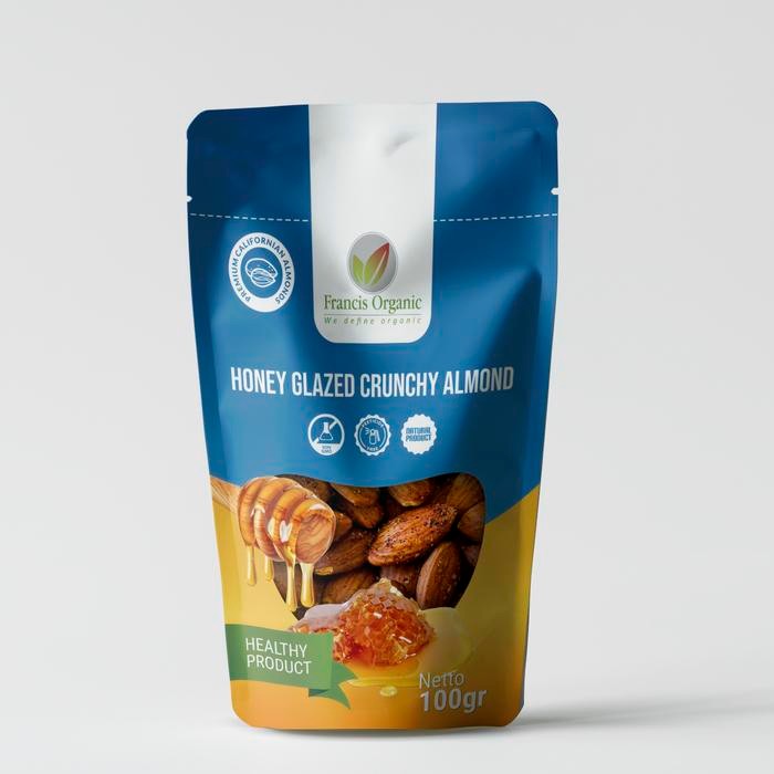 Jual EatFr3sh- Honey Glazed Chrunchy Almonds - Pocket Size by Francis ...