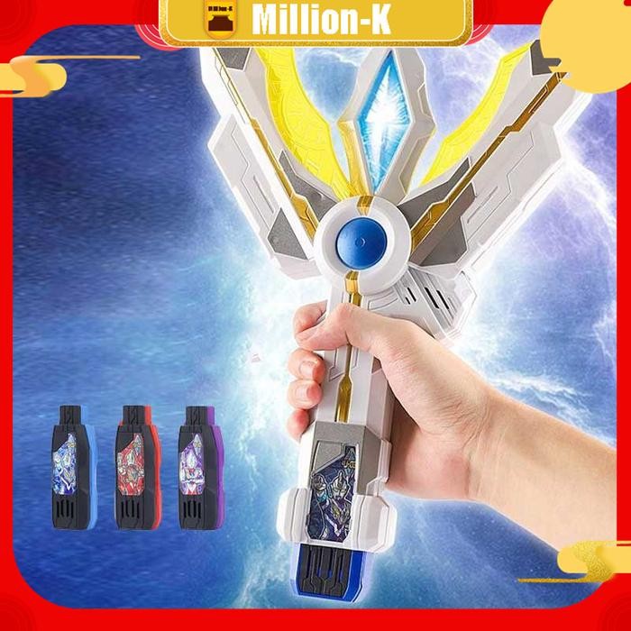 Jual Senjata Ultraman Weapon DX Ultraman Trigger DX Guts Spark Lens ...