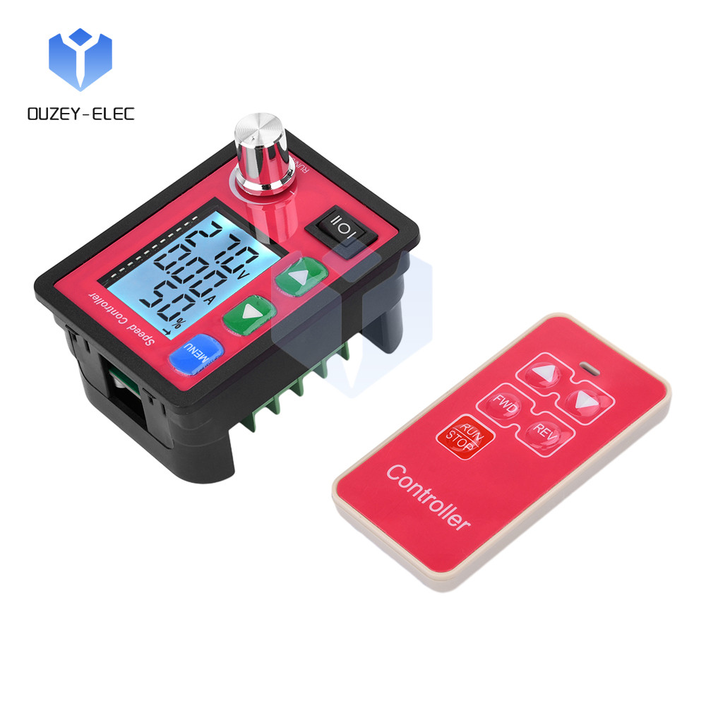 Jual DC6-55V PWM Brush Motor Speed Controller Support Dual Speed ...