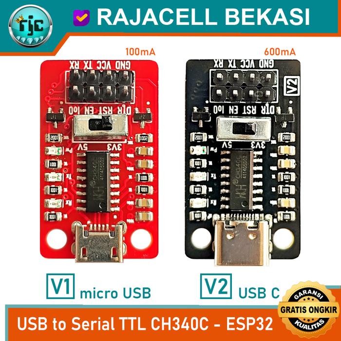 Jual Genggam- Usb To Serial Ttl Flashing Esp32 Burner Serial Ch340C Arduinoo Esp8266 | Shopee ...