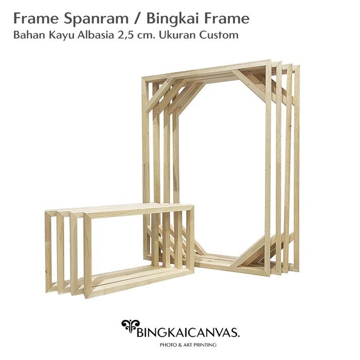 Jual Tepat- SPANRAM/BINGKAI FRAME KAYU BERBAGAI UKURAN | Shopee Indonesia