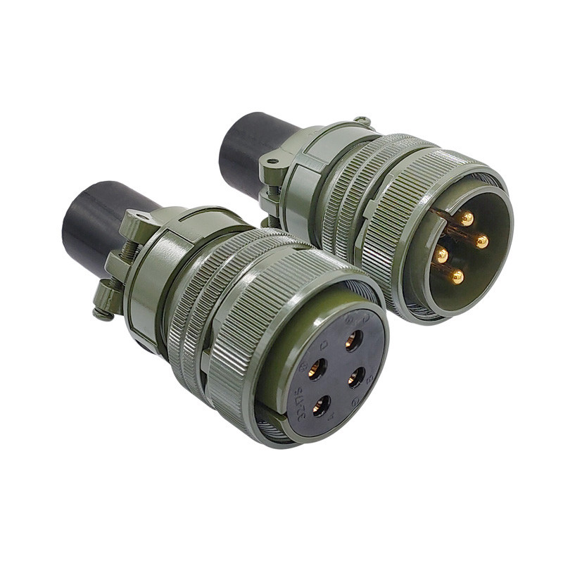 Jual BEST 32-17 MIL-C Military Specification Connectors 4 Pin Circular ...