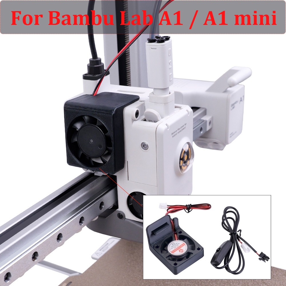 Jual BEST Cooling Fan Expand Kit For Bambu Lab A1 / A1 mini Extruder ...