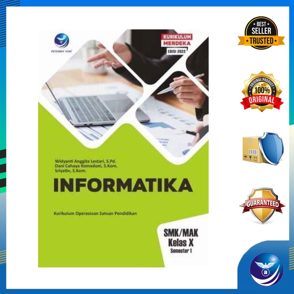 Jual Penerbit Andi - Buku Puske - Informatika SMK Kelas 10 Semester 1 (Jateng) Kurikulum Merdeka ...
