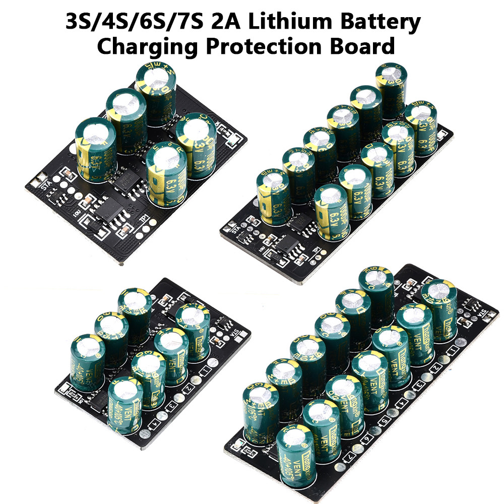 Jual 3S 4S 6S 7S BMS Battery Balancer Li-ion Lifepo4 Lithium Battery Equalizer Active Balancing ...
