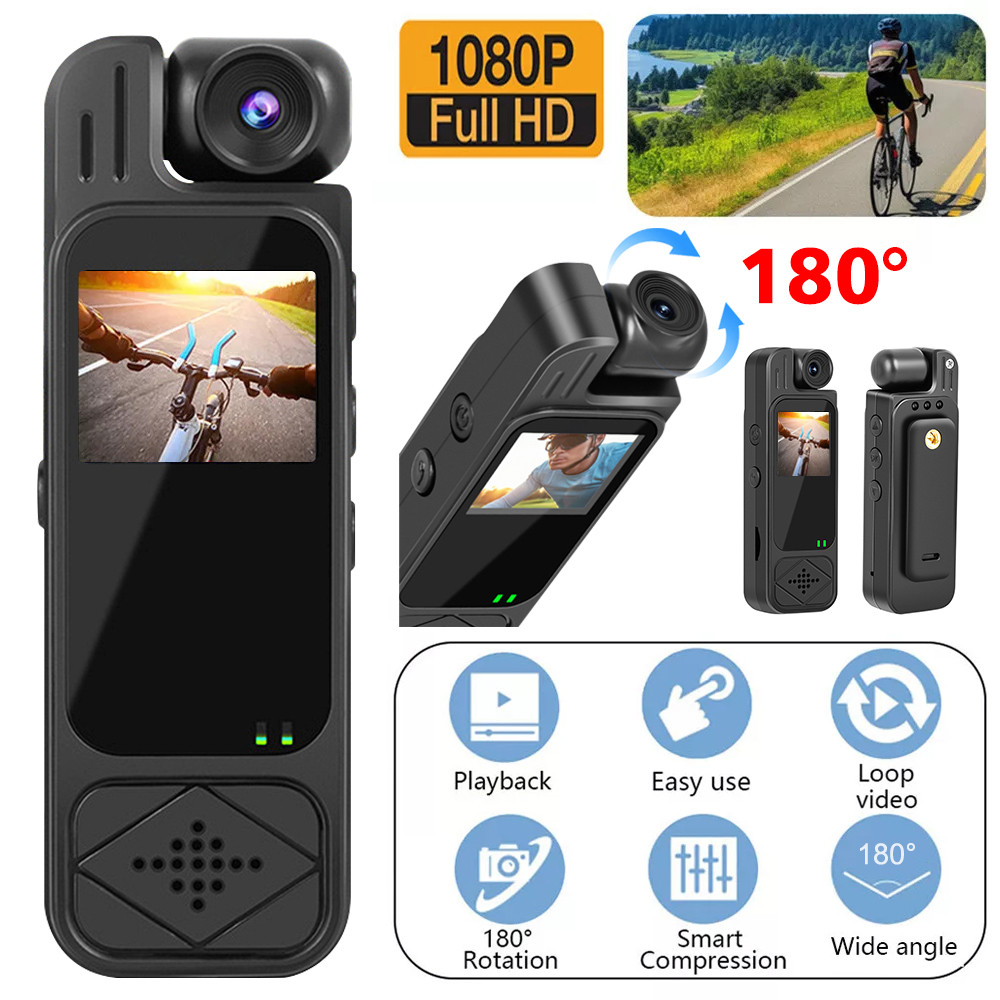 Jual HD 1080P Mini Camera Portable Digital Video Recorder Worn Police ...