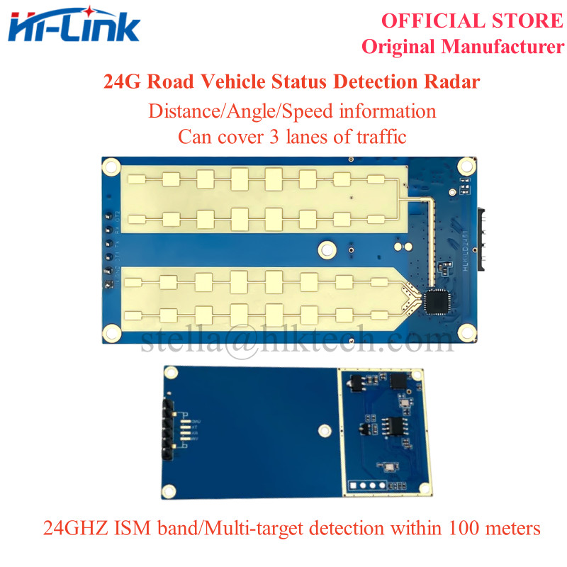 Jual Hi-Link HLK-LD2451 24Ghz Road Vehicle Car Status Detection Sensor ...