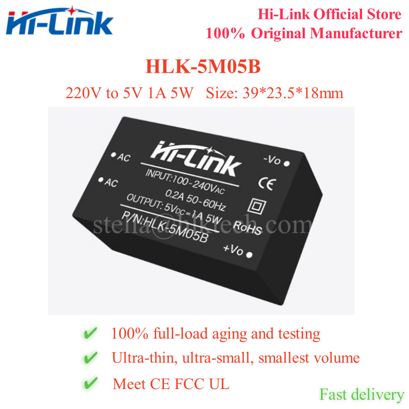 Jual HLK-5M05B 5W 220V to 5V 1A HLK-5M12 HLK-5M05 HLK-5M24 HLK-5M03 HLK ...