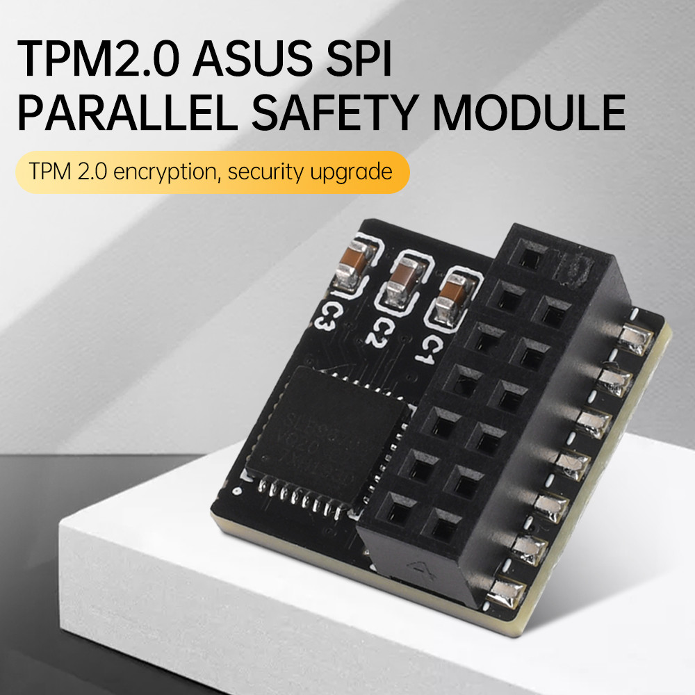Jual TPM 2.0 Encryption Safety Module 14 Pin SPI Remote Card Board Parallel Encryption Security ...