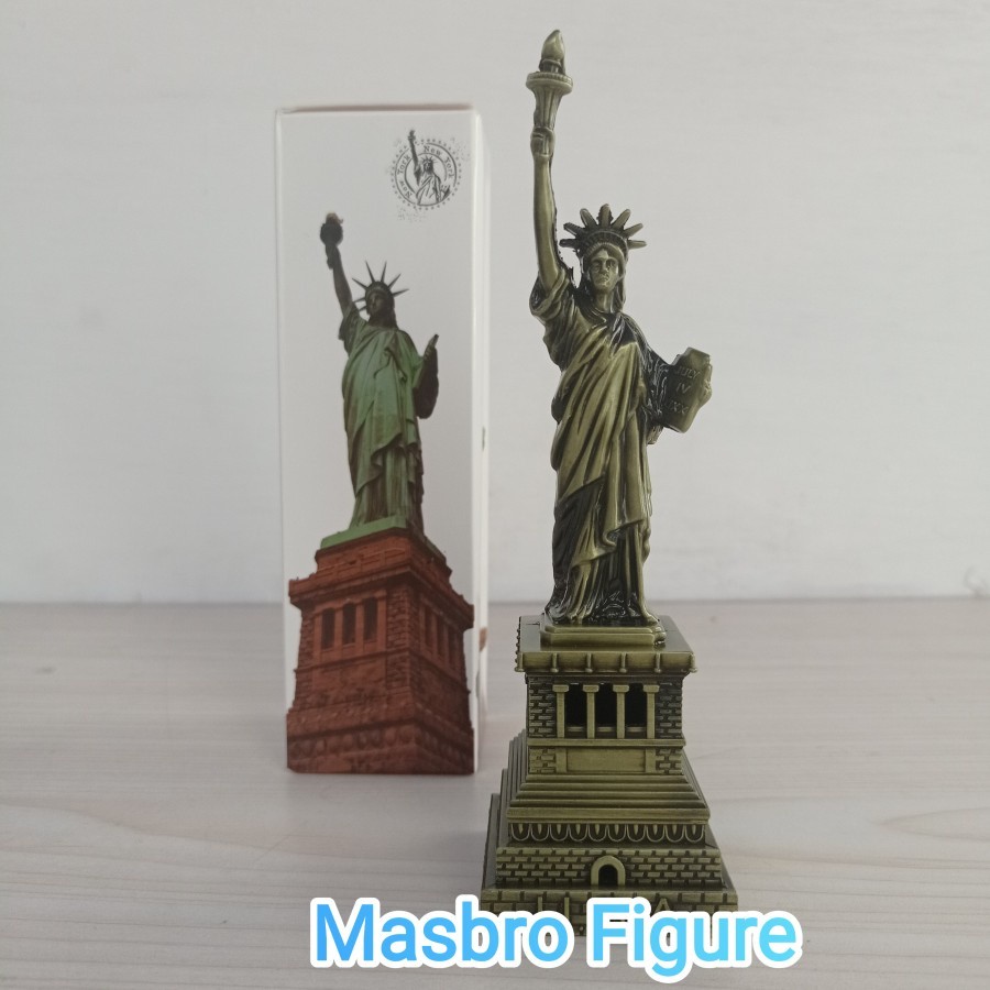 Jual Miniatur Monumen Negara PATUNG MENARA LIBERTY STATUE TOWER USA ...