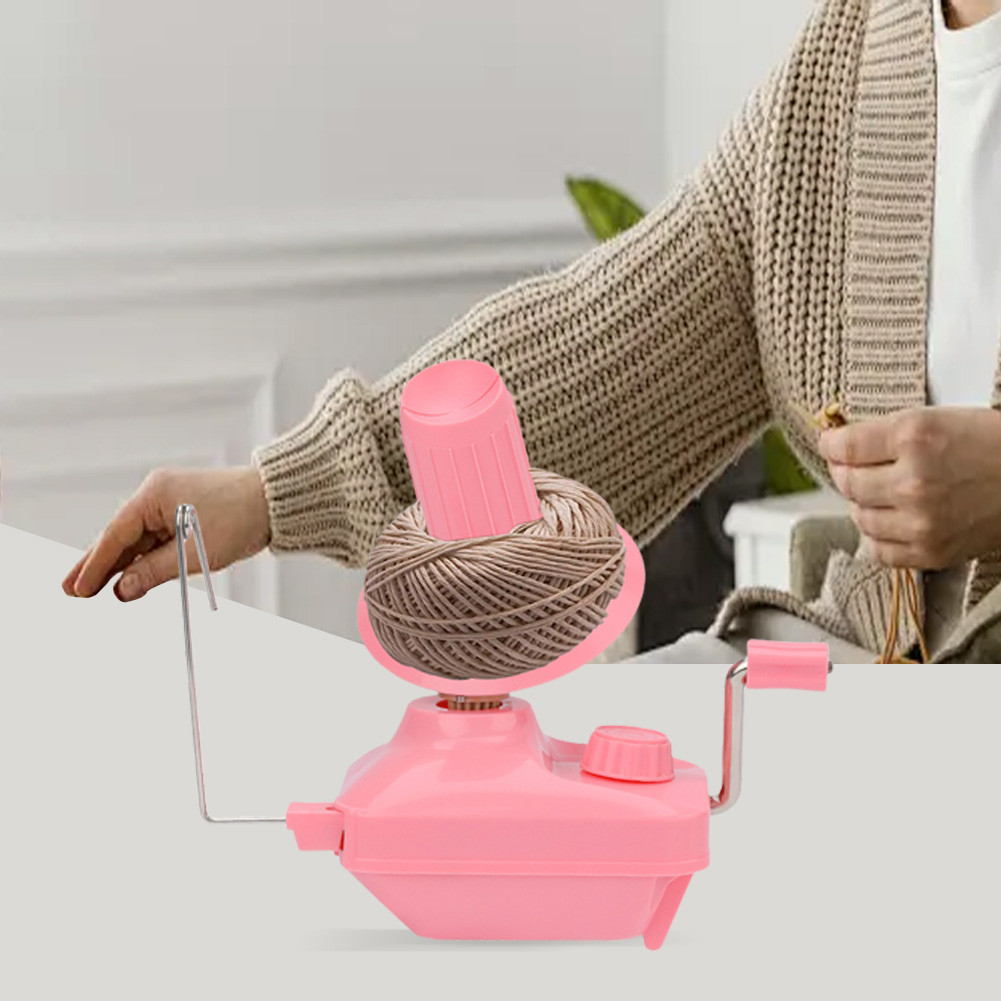 Jual Yarn/Fiber/Wool/String Ball Winder Hand Operated Yarn Spinner Wool ...