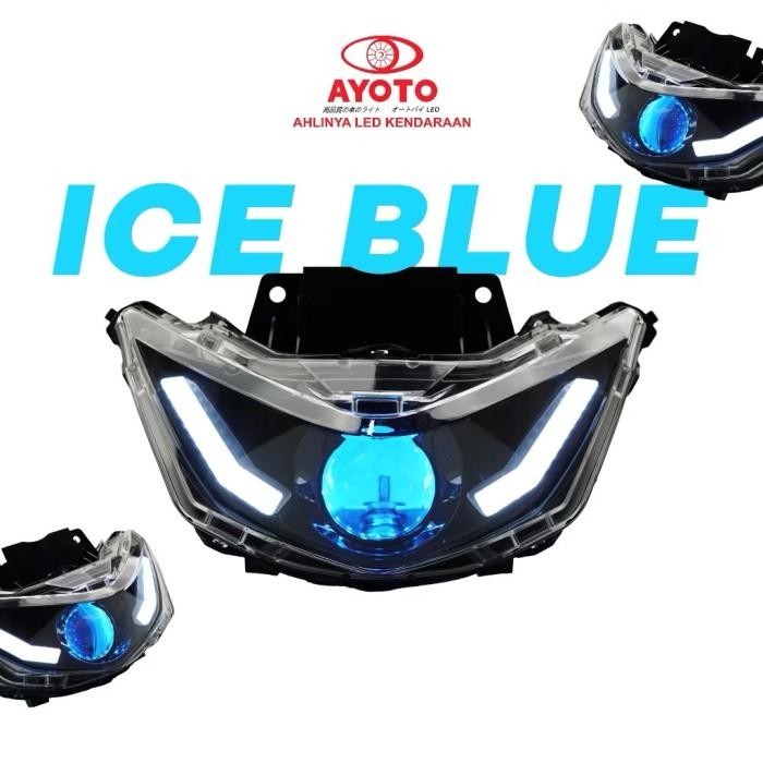Jual HEADLAMP REFLEKTOR KOMPLIT ASSY FULL SET BEAT DELUXE BILED ...
