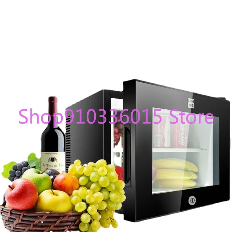Jual 220V 20L Hotel Room Small Refrigerator Mini Transparent ...