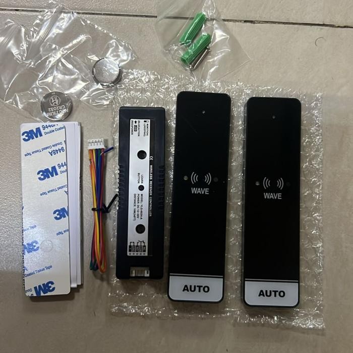Jual PUSH BUTTON WIRELESS + WAVE BUTTON 602H AUTOMATIC SLIDING DOOR ...