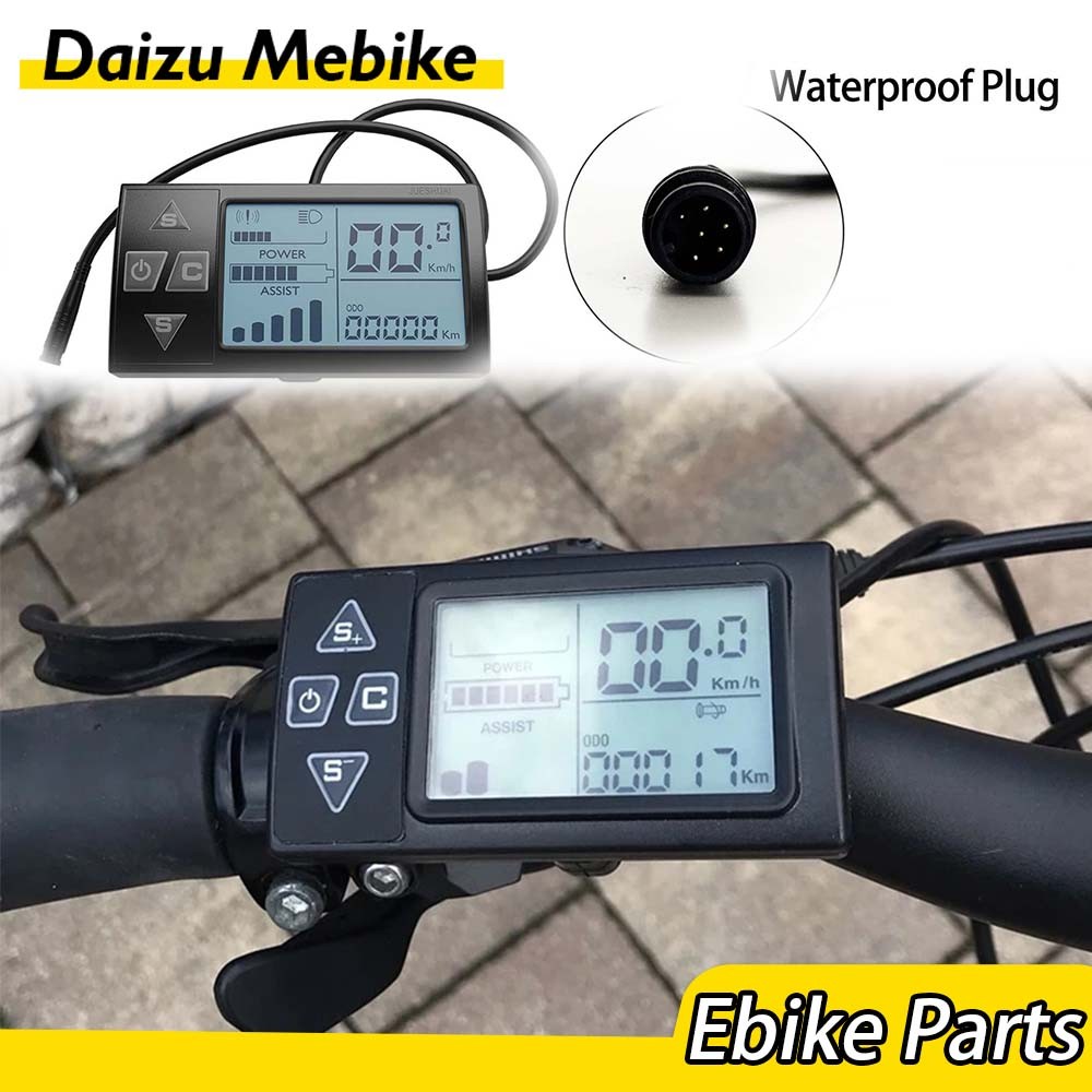Jual E Bike Computer Electric Bicycle LCD LED Screen Display for 36V ...
