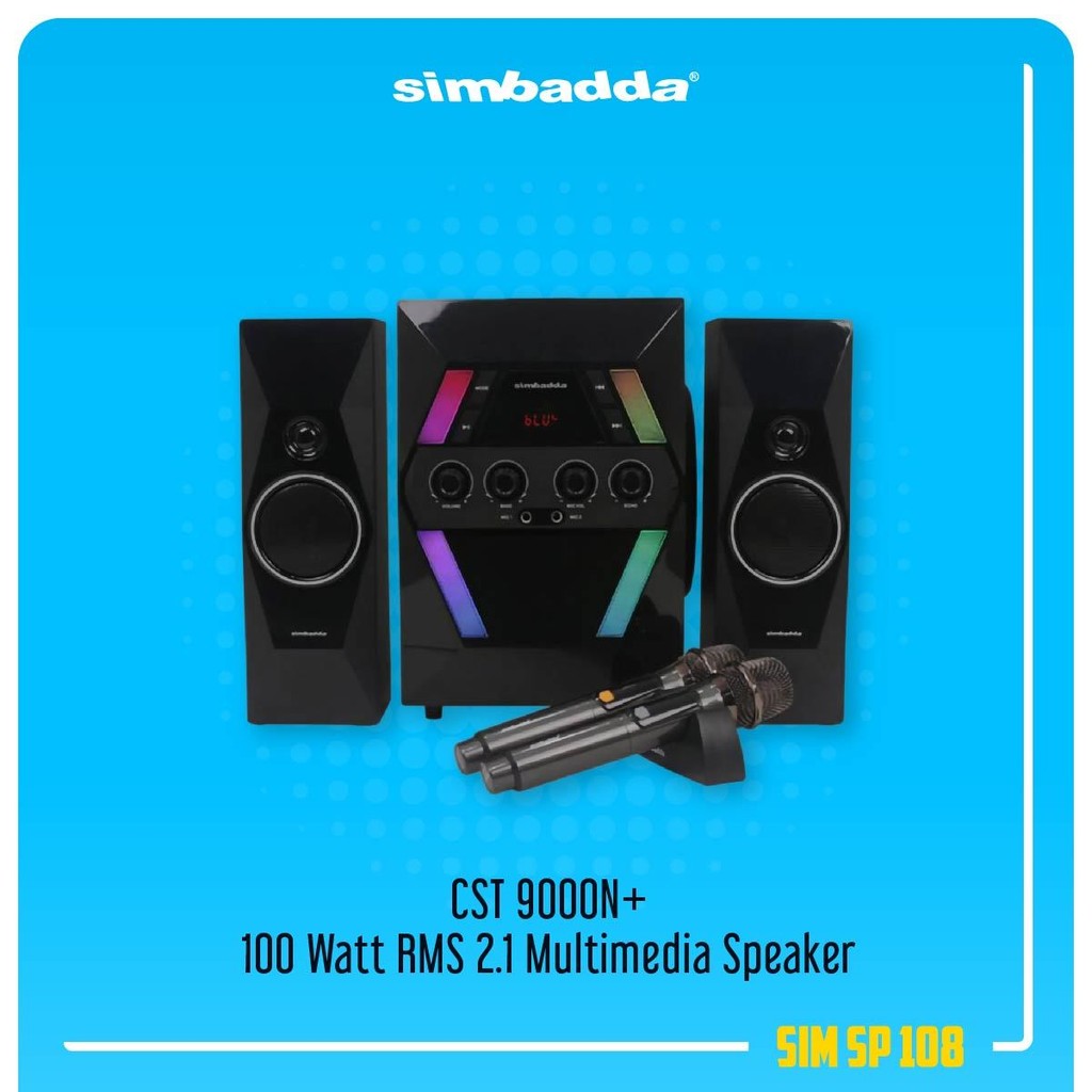 Jual Simbadda CST 9000N+ 100 Watt RMS Bluetooth FM USB TF AUX 2 ...