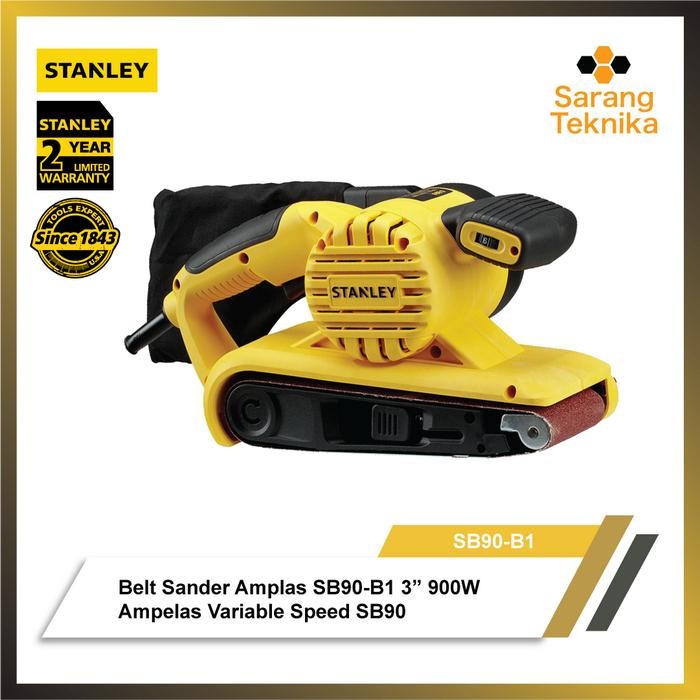 Jual Mesin Amplas Stanley SB90-B1 Belt Sander Variable Speed 900W 3 ...