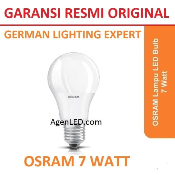 Jual IS New OSRAM Lampu LED 7W bohlam 7 watt white bulb 7watt PUTIH 7 w ...