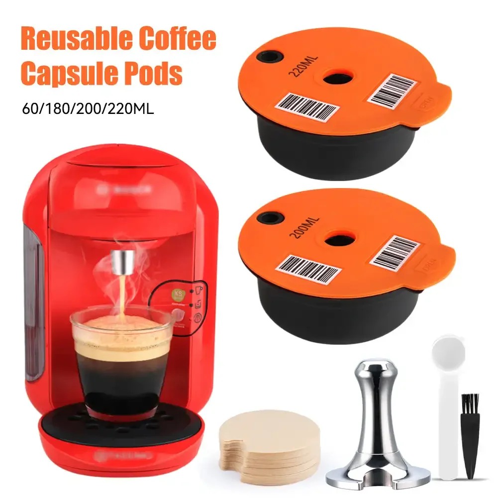 Jual Reusable Coffee Capsule Pods for BOSCH-s Machine Tassimo ...