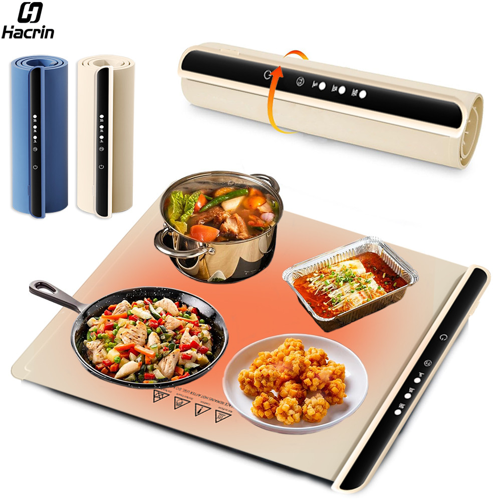 Jual Electric Warming Tray Food Warmer Foldable Food Warming Mat with ...