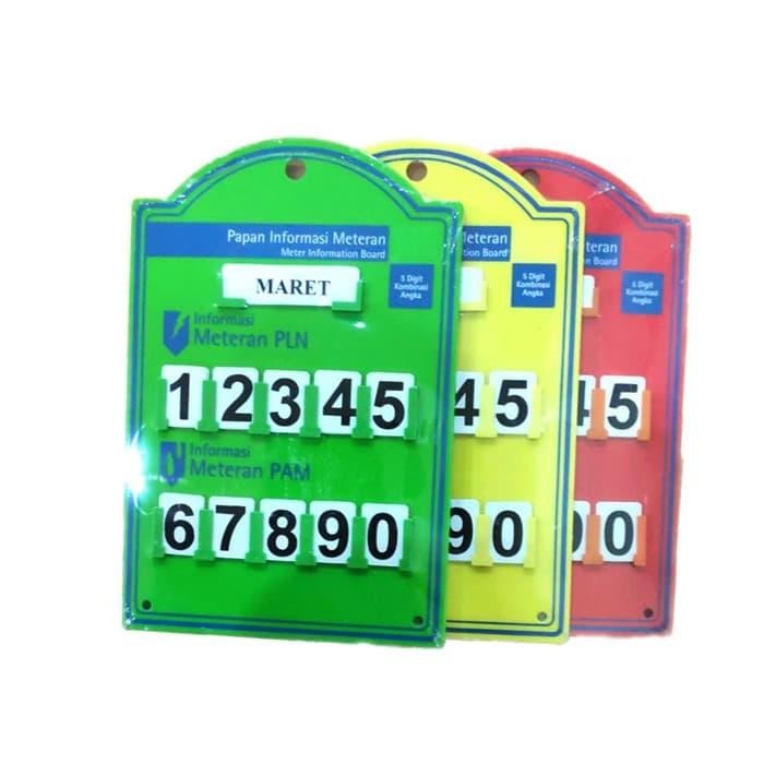 Jual New Kenmaster Papan Meteran PLN PAM Meter | Shopee Indonesia