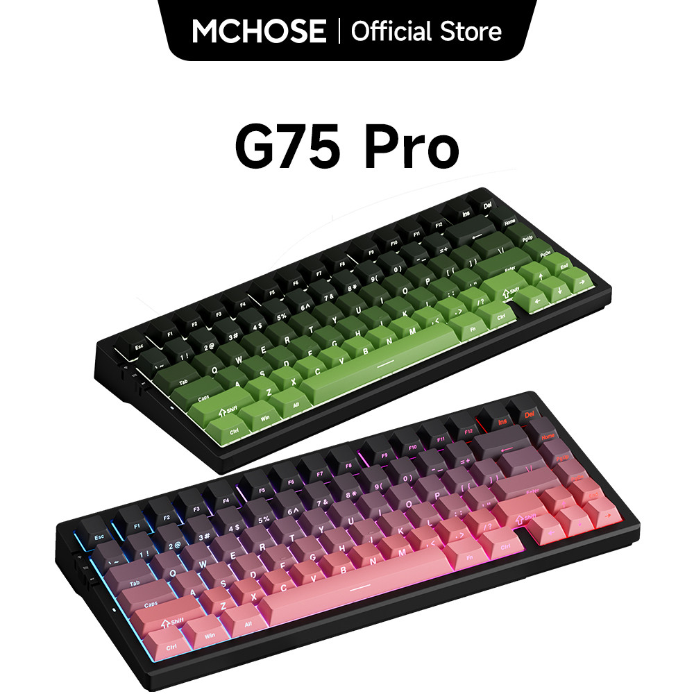Jual Mchose G75 Pro Wireless Mechanical Keyboard 75% Layout Gasket ...