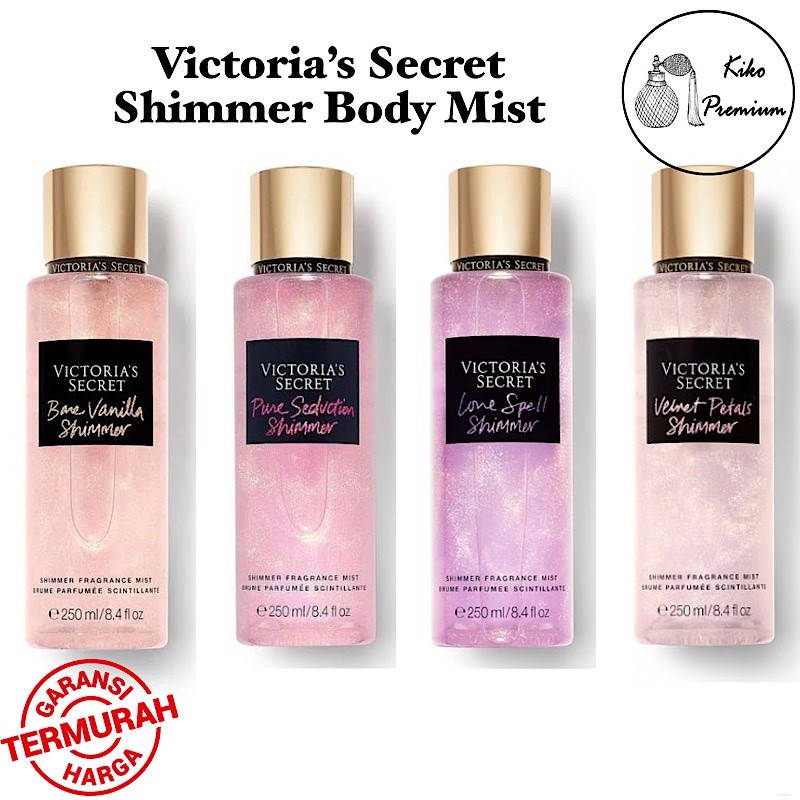 Jual Victorias Secret Bare Vanilla Shimmer Body Mist 250ml Bare Vanilla Love Spell Pure ...