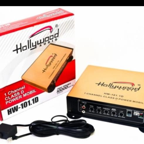 Jual RideOn- POWER AMPLIFIER MONOBLOCK HOLLYWOOD HW-101-1D CLASS D TENAGA KUAT | Shopee Indonesia