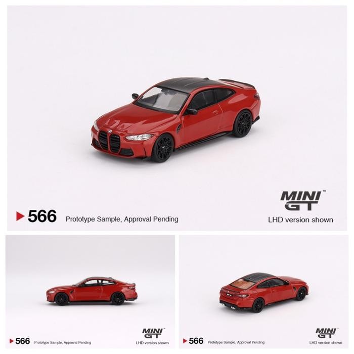 Jual MiniGT 566 BMW M4 Competition (G82) Toronto Red Metallic Mini GT ...