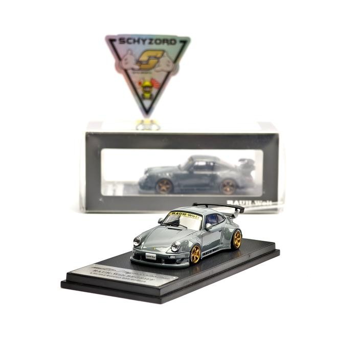 Jual ModelCollect Porsche RWB 930 GT Wing Wide Body Cement Grey Limited ...