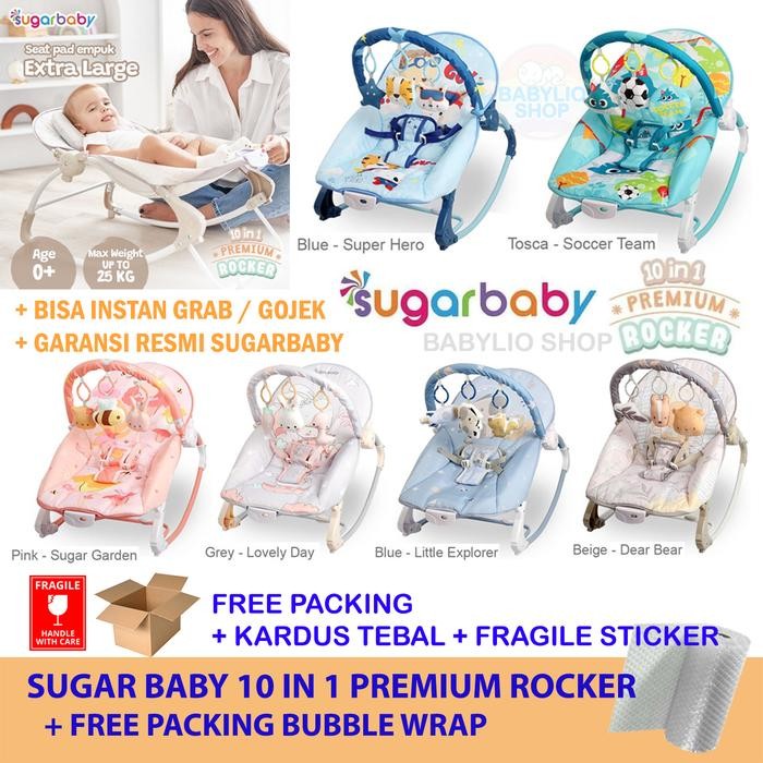 Jual Mammia- Sugar Baby Premium Rocker 10In1 Sugarbaby Bouncer Kursi ...