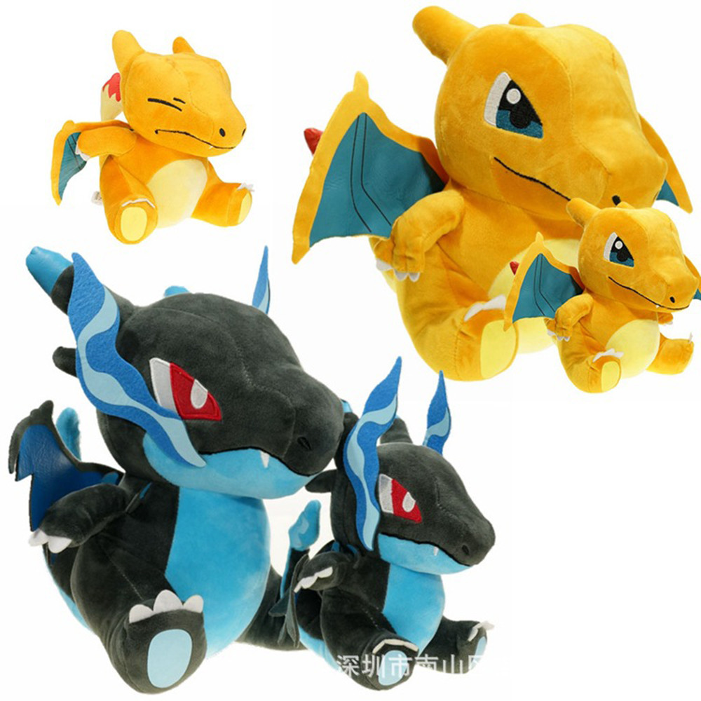 Jual 15Cm Pokemon Mega Charizard Plush Toys Mega Evolution X&Y ...