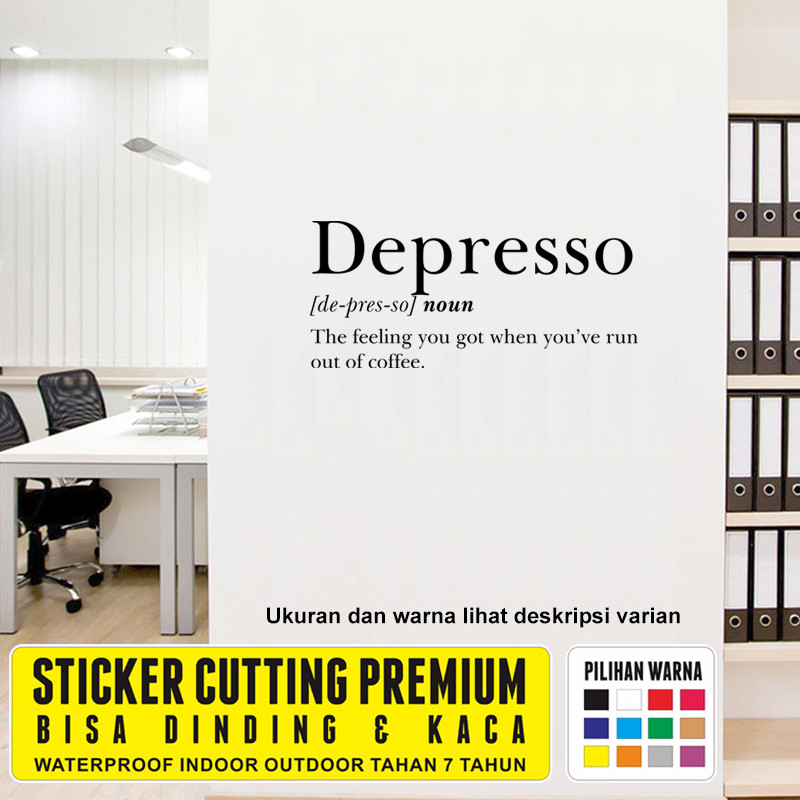 Jual Stiker Kaca Cafe dan Dinding Kafe Quotes Lucu Coffee Shop Warung ...