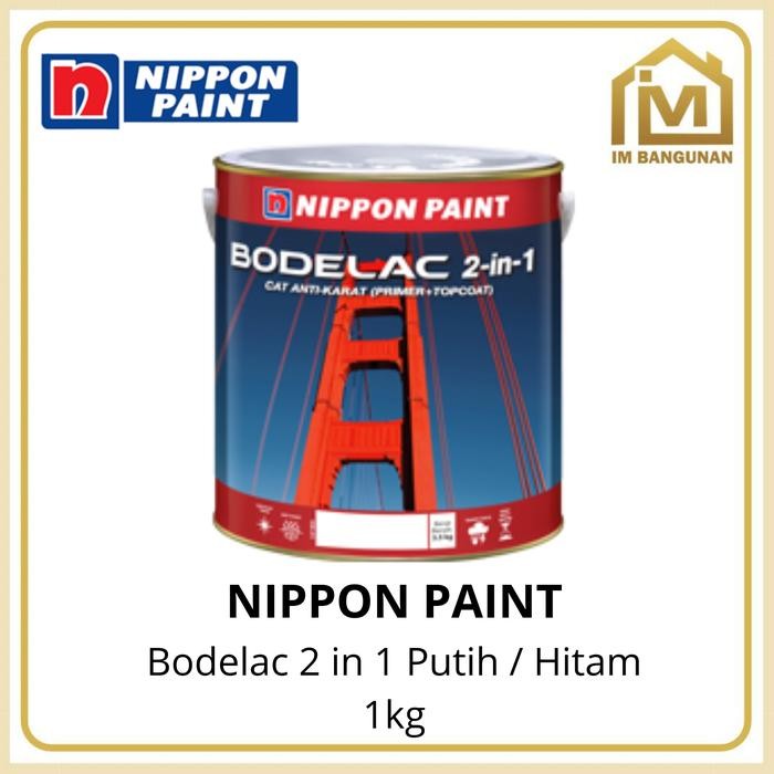 Jual JTTOP" NIPPON PAINT BODELAC 2 IN 1 CAT BESI ANTI KARAT 1 KG ...