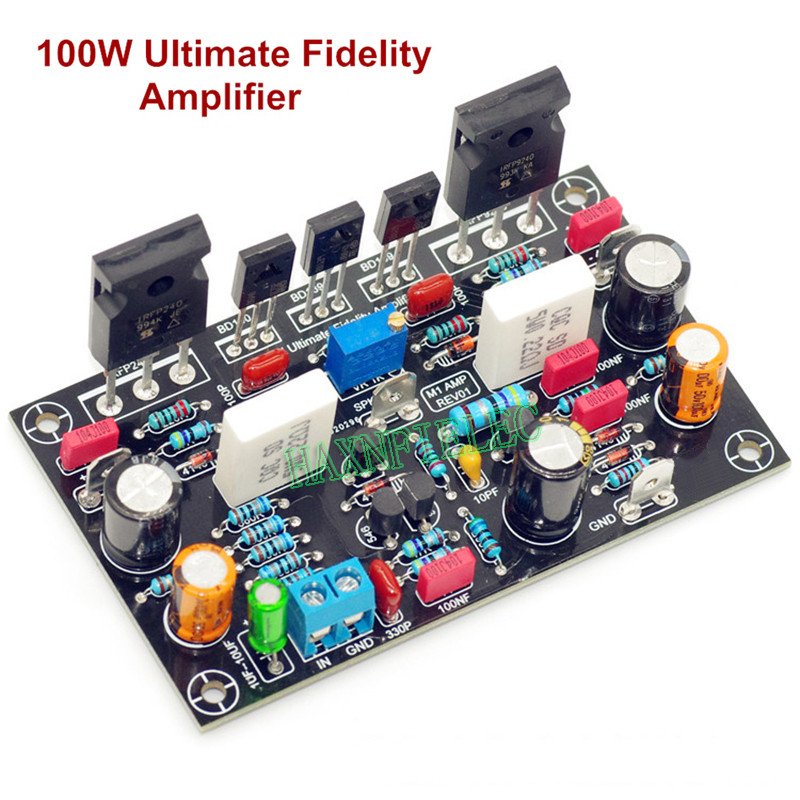 Jual 100W Ultimate Fidelity Power Amplifier Board IRFP240 IRFP9240 MOS ...