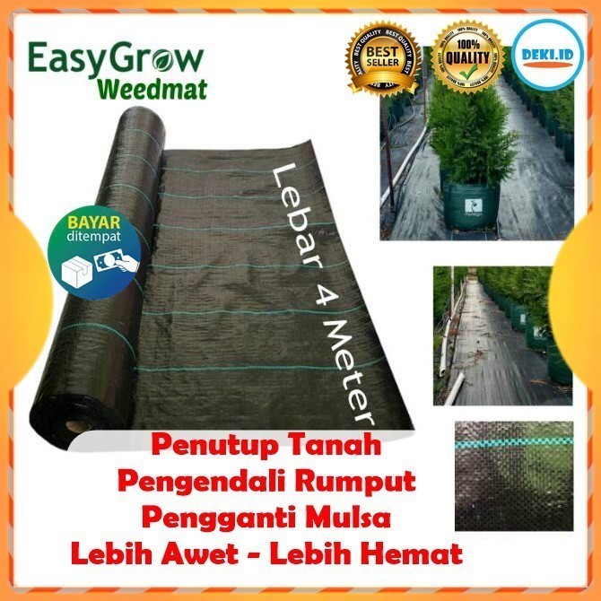 Jual Weedmat Lebar 4 Meter Control Easy Grow Terpal Green House Weed Mat | Shopee Indonesia