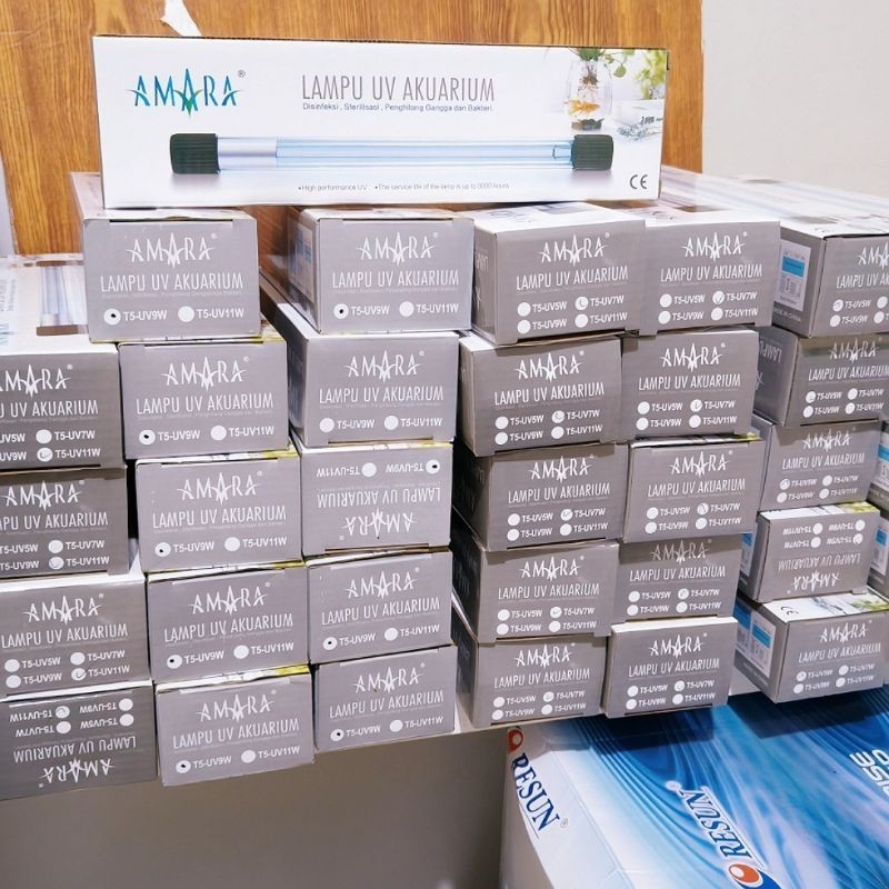 Jual Lampu uv rium kolam ikan AMARA / SOBO 5 7 9 11 WATT NEW BASMI ALGA&LUMUT | Shopee Indonesia