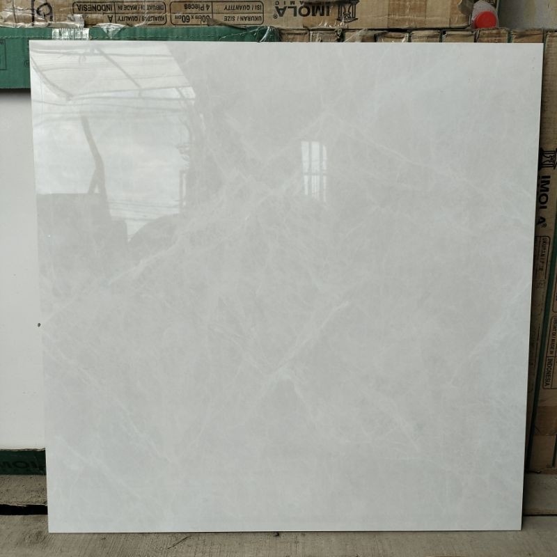 Jual GRANIT 60X60 GLOSYY MARMER LIGHTGREY WE!! | Shopee Indonesia