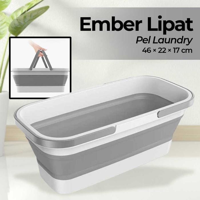 Jual Baskom Ember Lipat Persegi Kotak Pel Lantai Laundry Besar ...