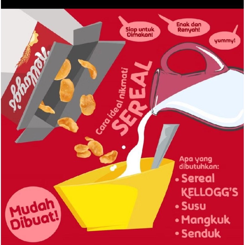 Jual Konter Makanan Kellogg'S Corn Flakes 150Gr, 275Gr, 500Gr | Shopee ...