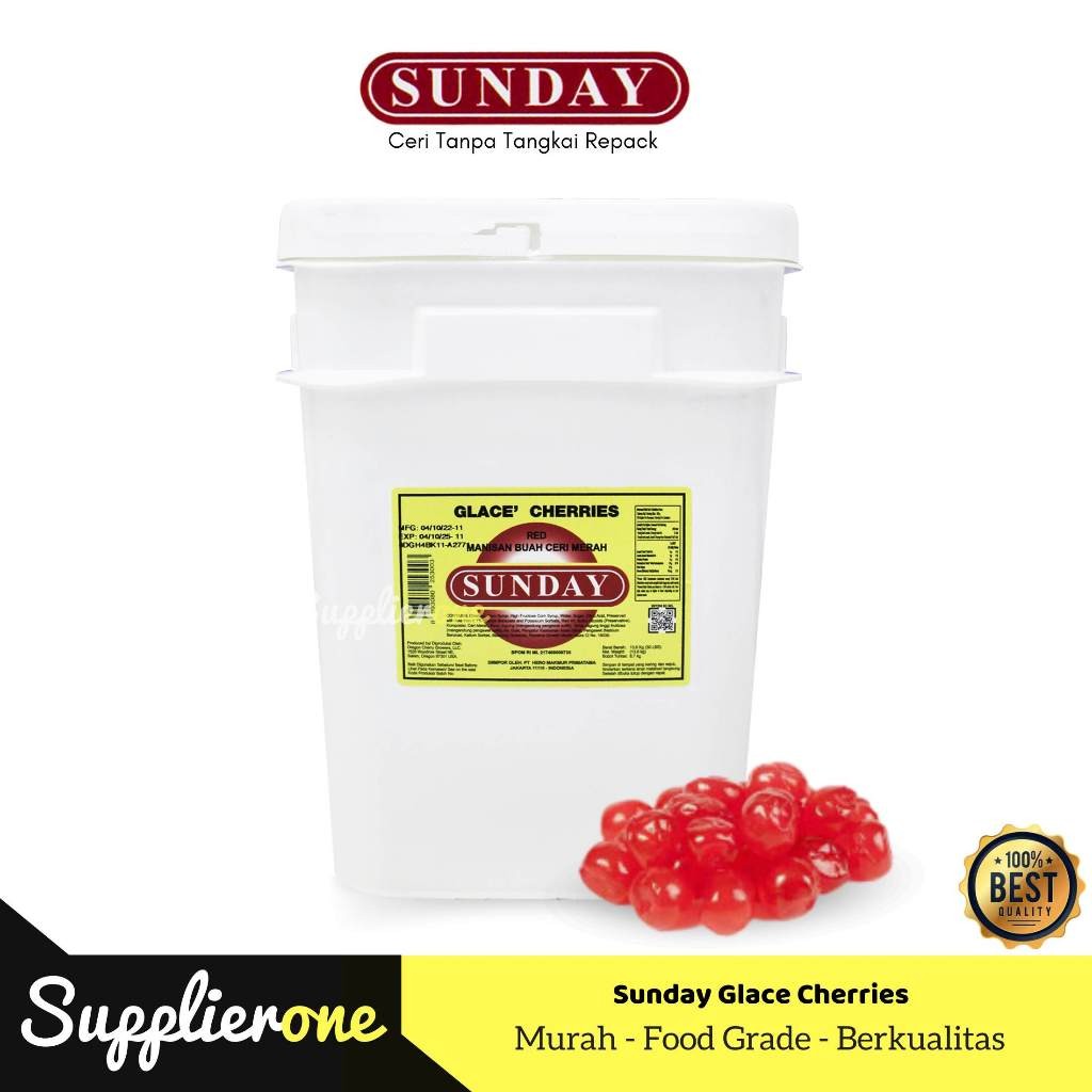 Jual Konter Makanan Cherry Mate Repack 100G / Cherry Maraschino ...