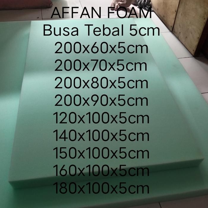 Jual busa lembaran tebal 5cm kasur | Shopee Indonesia