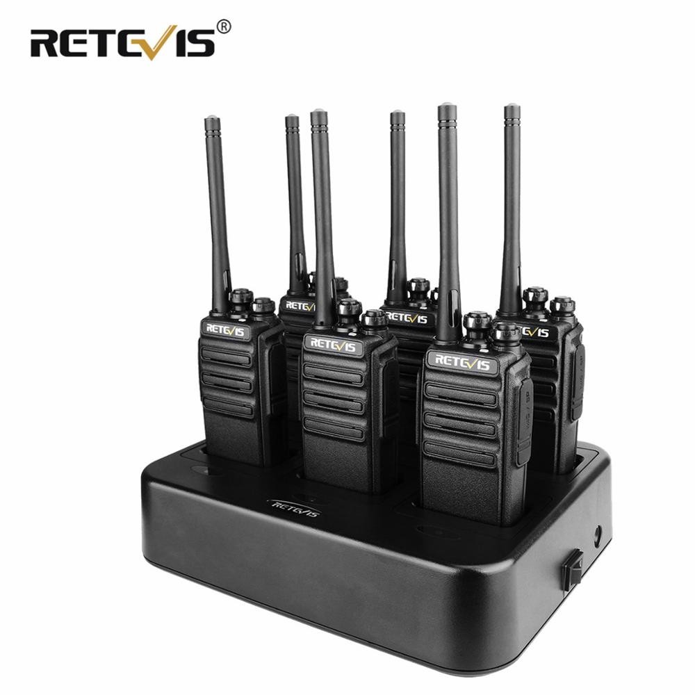 Jual 6pcs Retevis RT24 H777S Walkie Talkie PMR 446 Portable Radio VOX ...