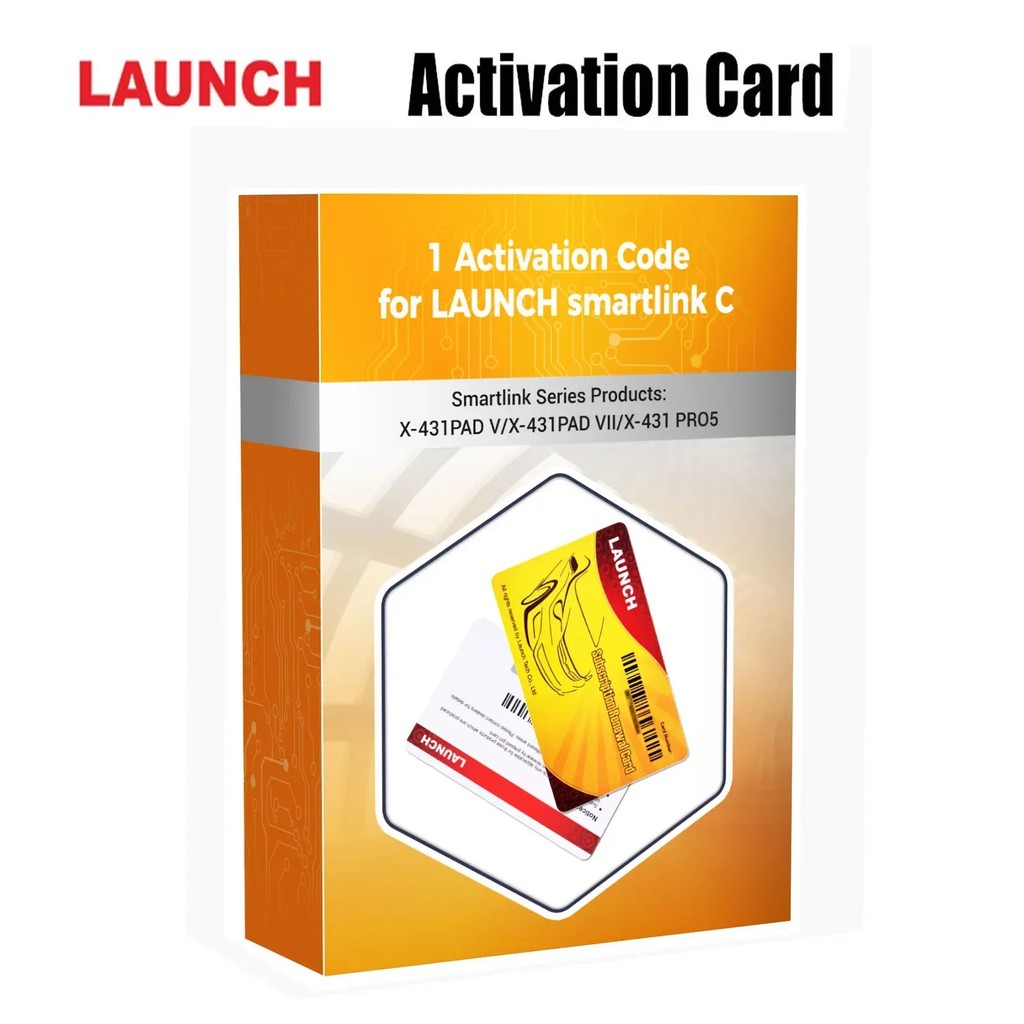 Jual 1 Times Activation Card For Launch Smartlink C V2 Super Remote ...