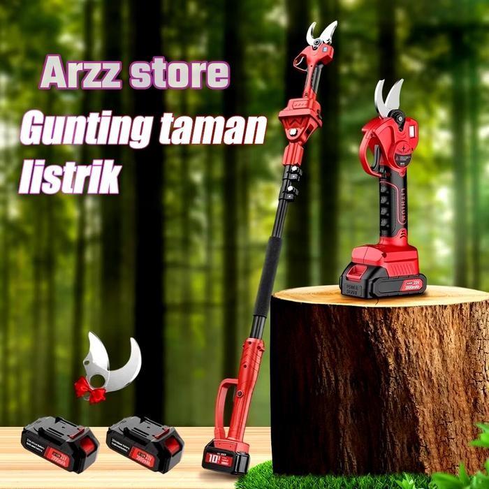 Jual Arz Gunting Taman Listrik Set Termasuk Tiang Ekstensi kotak ...