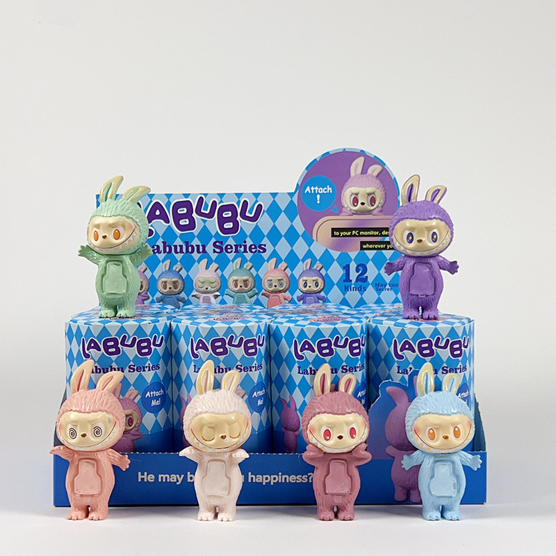 Jual Labubu Mini Figurine Labubu Hippers Blind Box Figure Cute Doll ...