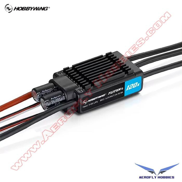 Jual Hobbywing 120A Flyfun V5 Brushless ESC 3-8S Lipo Battery | Shopee ...
